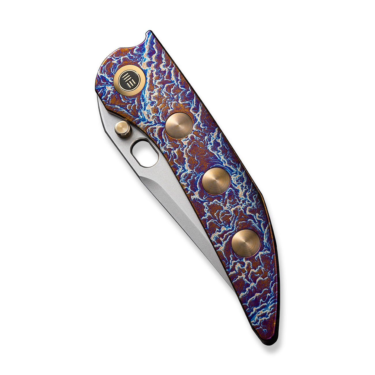 WEKNIFE Attor Thumb Stud & Thumb Hole Knife Titanium Handle 20CV – We Knife
