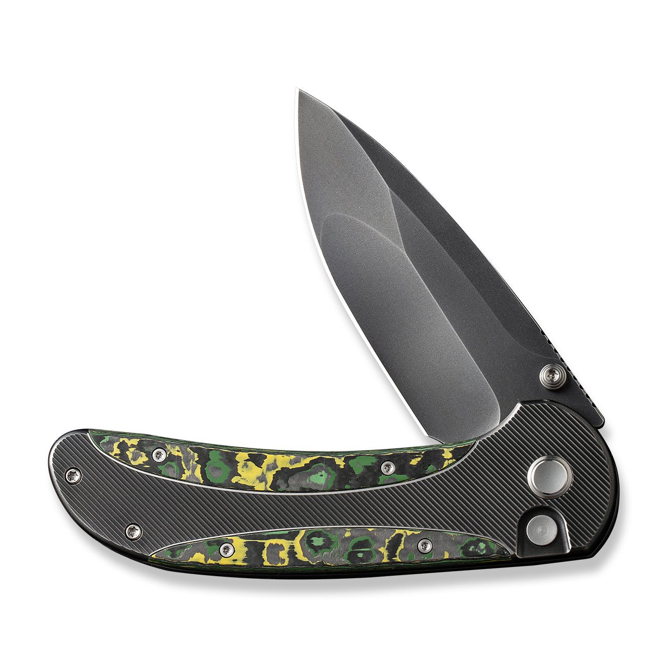 WEKNIFE Zizzit Flipper & Thumb Stud & Button Lock Knife Titanium & Fat ...