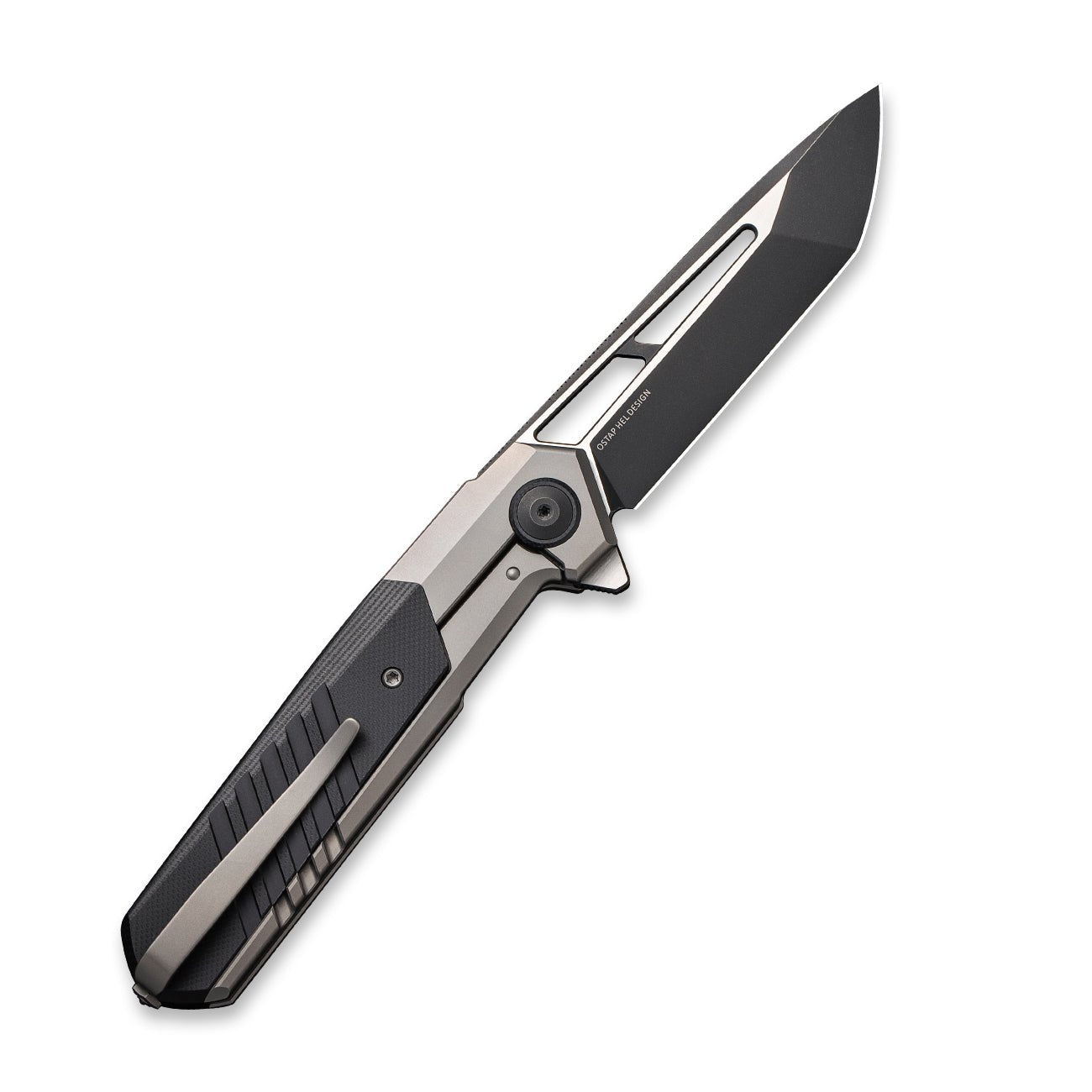 WEKNIFE Arsenal Flipper Knife Titanium Handle With G10 Integral Spacer ...