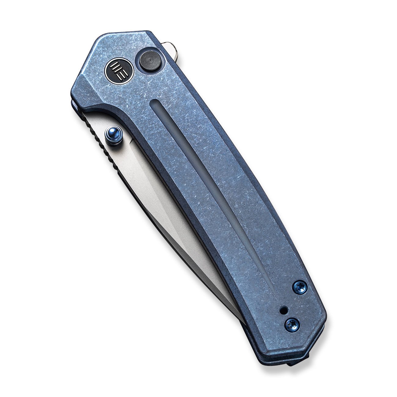 WEKNIFE Culex Flipper & Thumb Stud & Button Lock Knife Titanium Handle ...