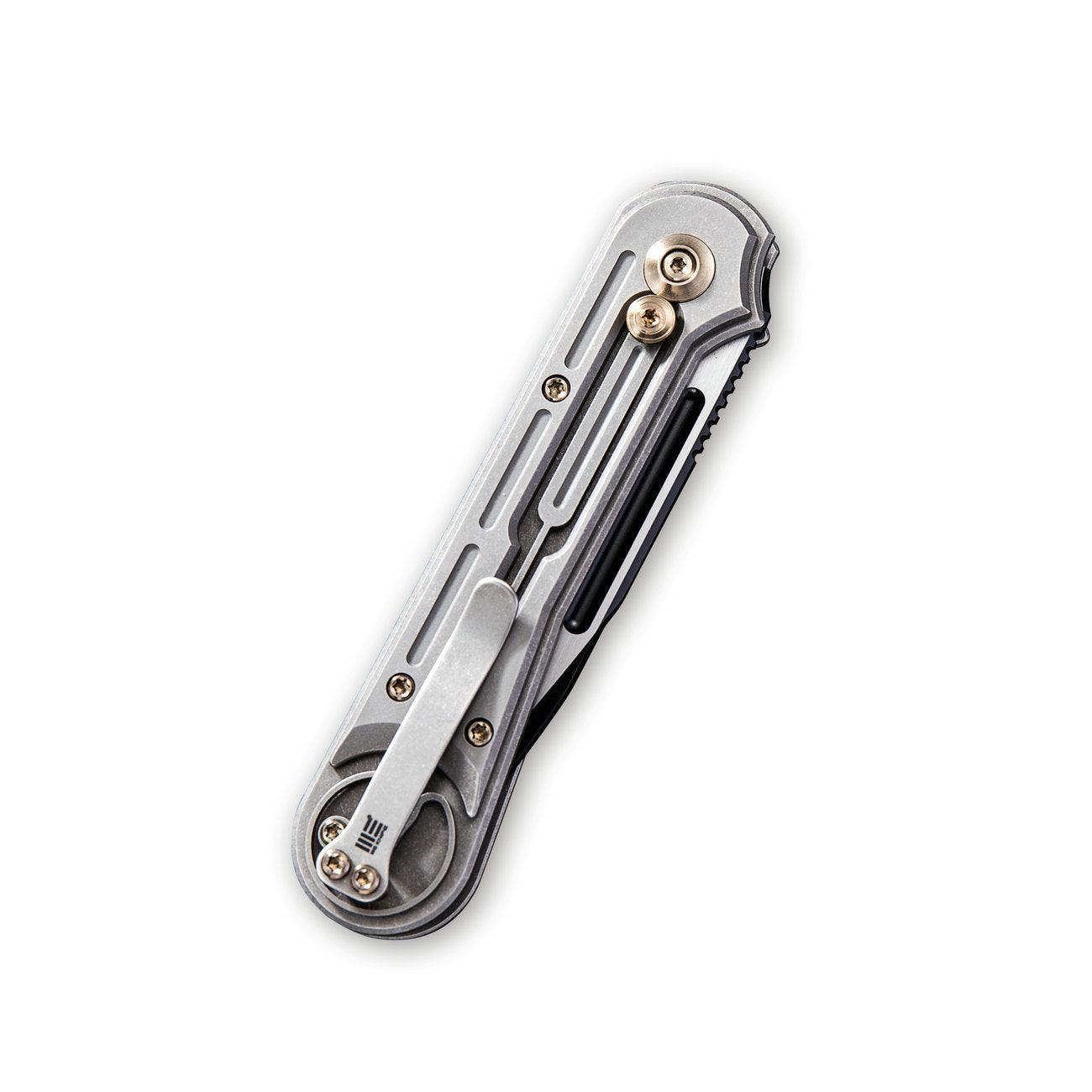 WEKNIFE Double Helix Slide Lock Knife Titanium Handle (3.3" CPM S35VN ...