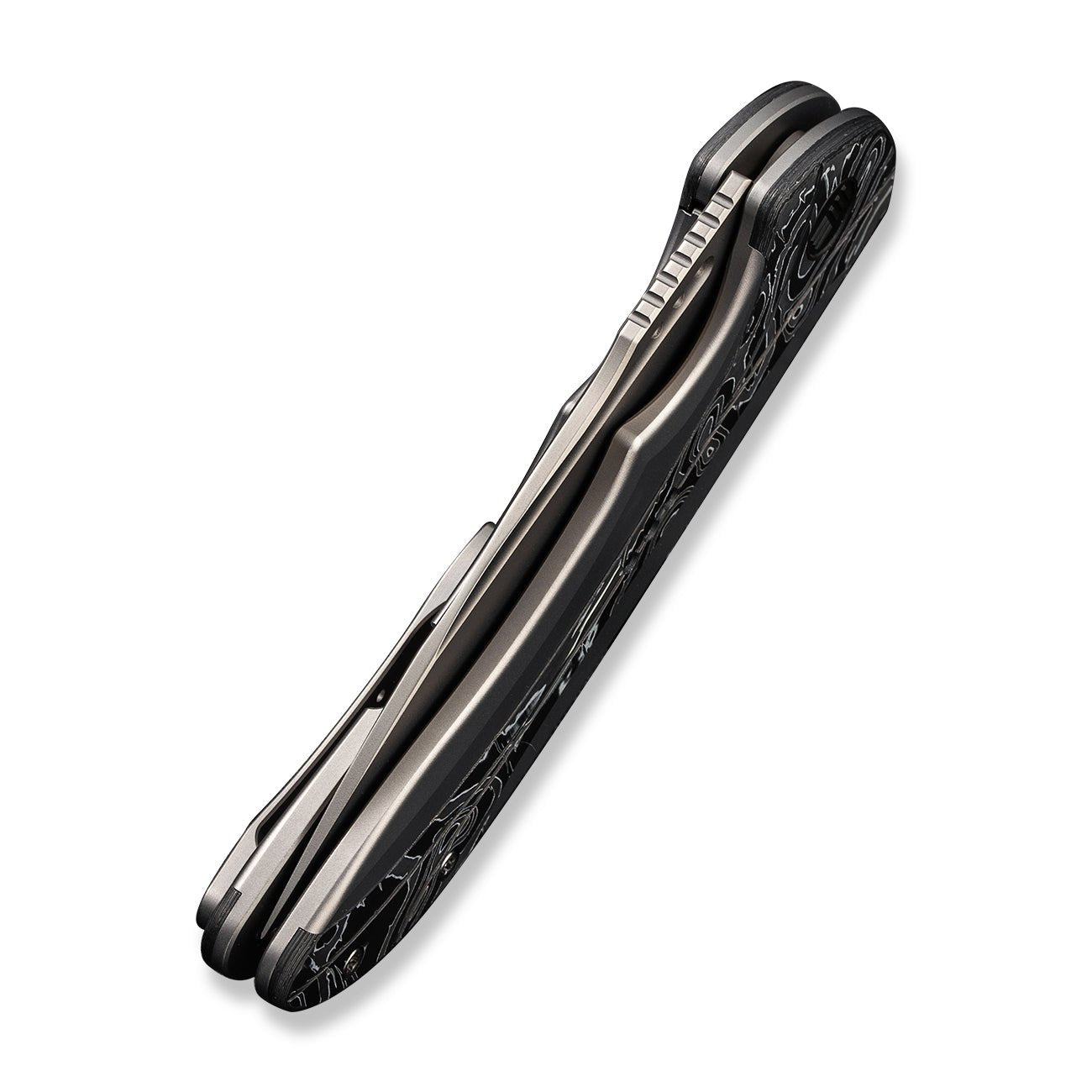 WEKNIFE Equivik Flipper Knife Titanium & Carbon Fiber Handle CPM 20CV ...