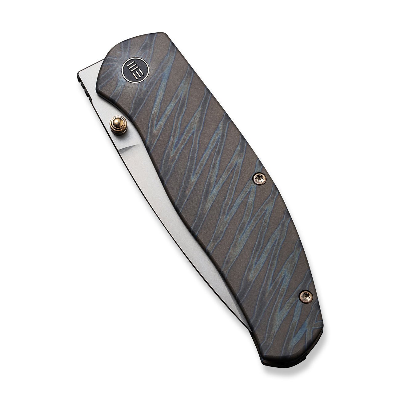 WEKNIFE Esprit Front Flipper & Thumb Stud Knife Titanium Handle (3.25 ...