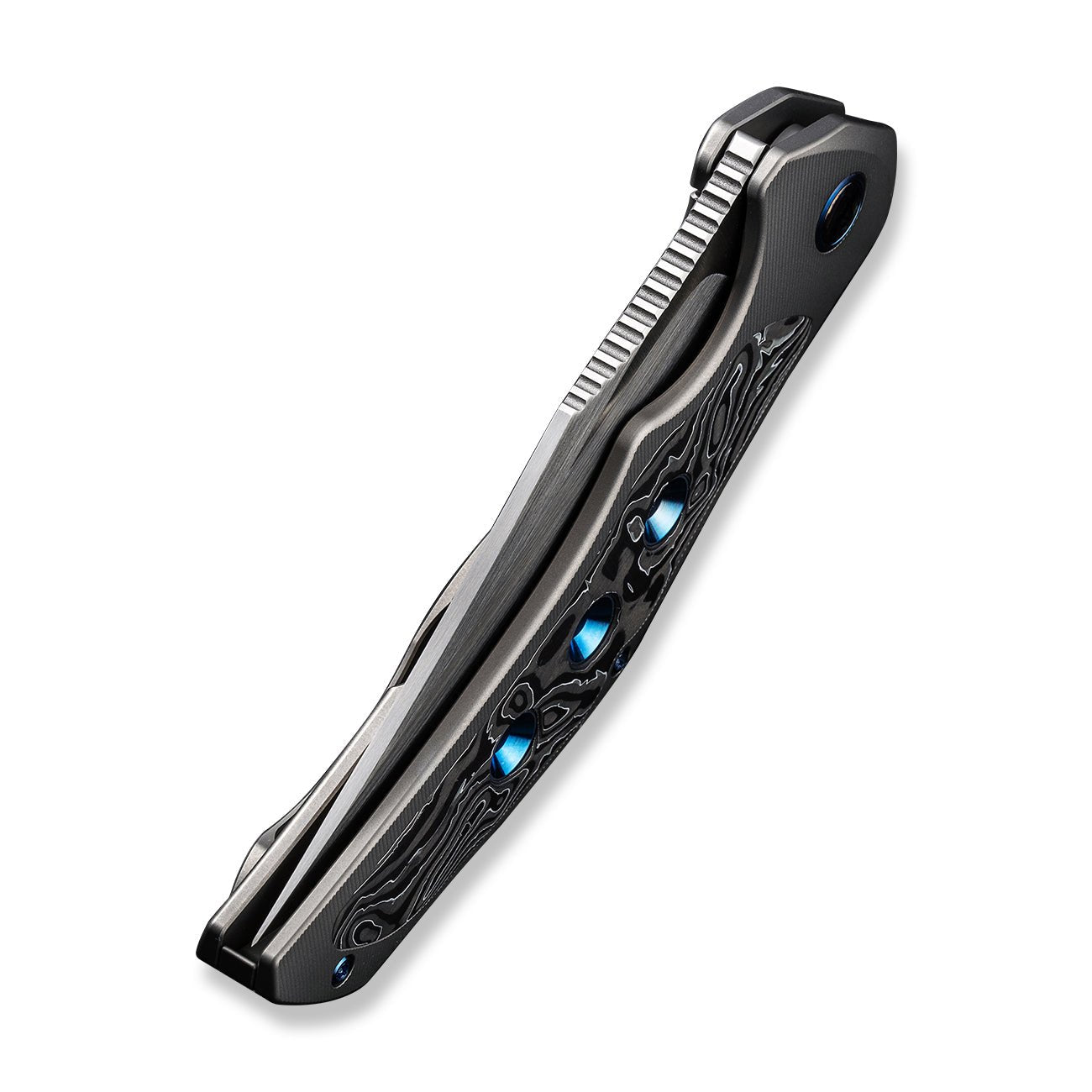 WEKNIFE Magnetron Flipper Knife Titanium & Carbon Fiber Handle CPM 20CV ...