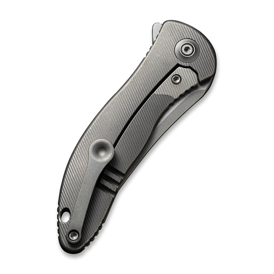 WEKNIFE Mini Synergy Flipper Knife Titanium Handle (2.93" CPM 20CV Bla ...