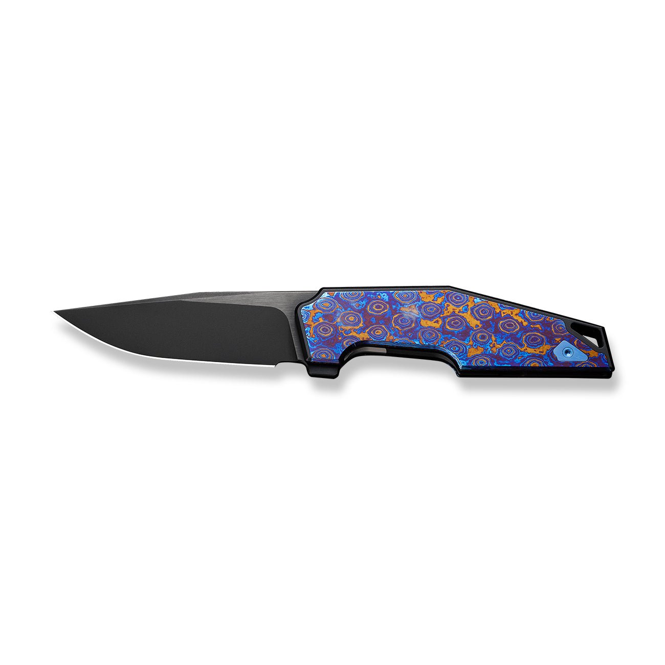 WEKNIFE OAO (One and Only) Flipper Knife Titanium & Timascus Handle CPM ...
