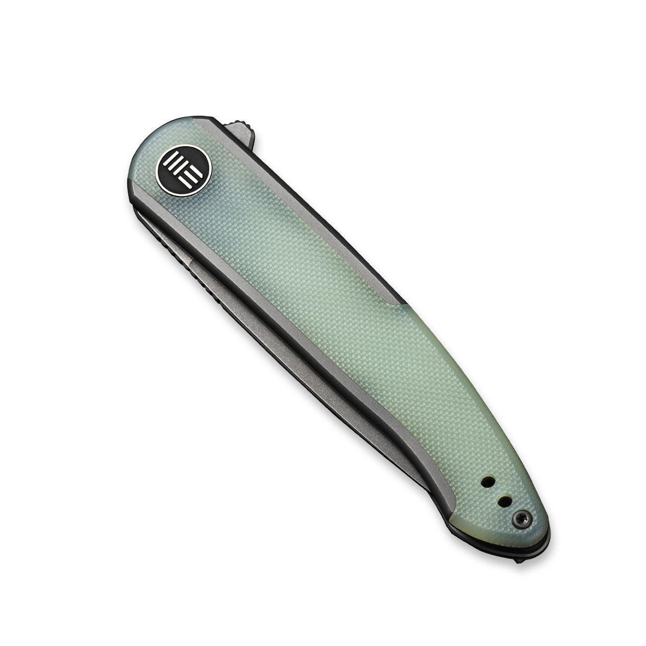 WEKNIFE Smooth Sentinel Flipper Knife Titanium Handle With G10 Inlay (2 ...