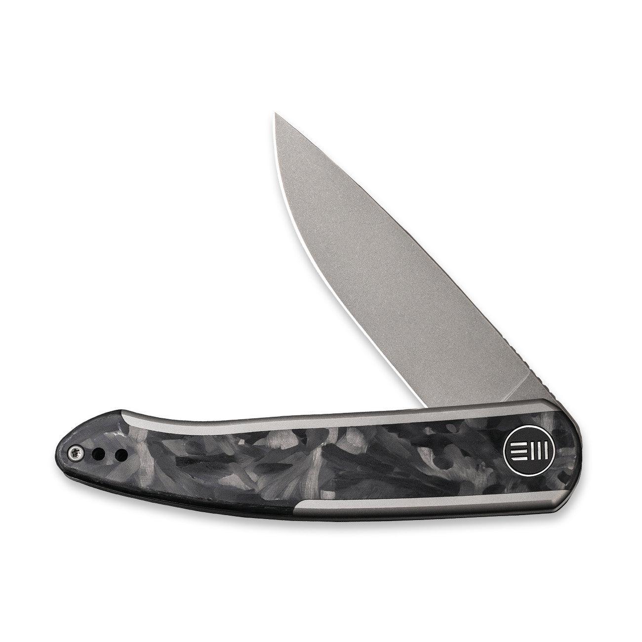 WEKNIFE Smooth Sentinel Flipper Knife Titanium Handle With Marble ...