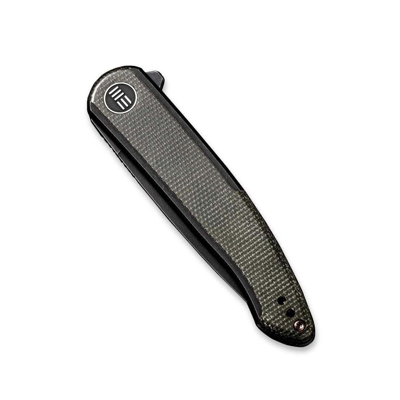 WEKNIFE Smooth Sentinel Flipper Knife Titanium Handle With Micarta ...