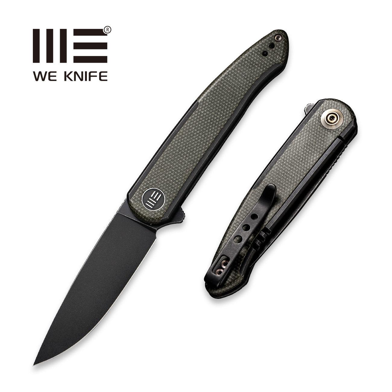 WEKNIFE Smooth Sentinel Flipper Knife Titanium Handle With Micarta ...