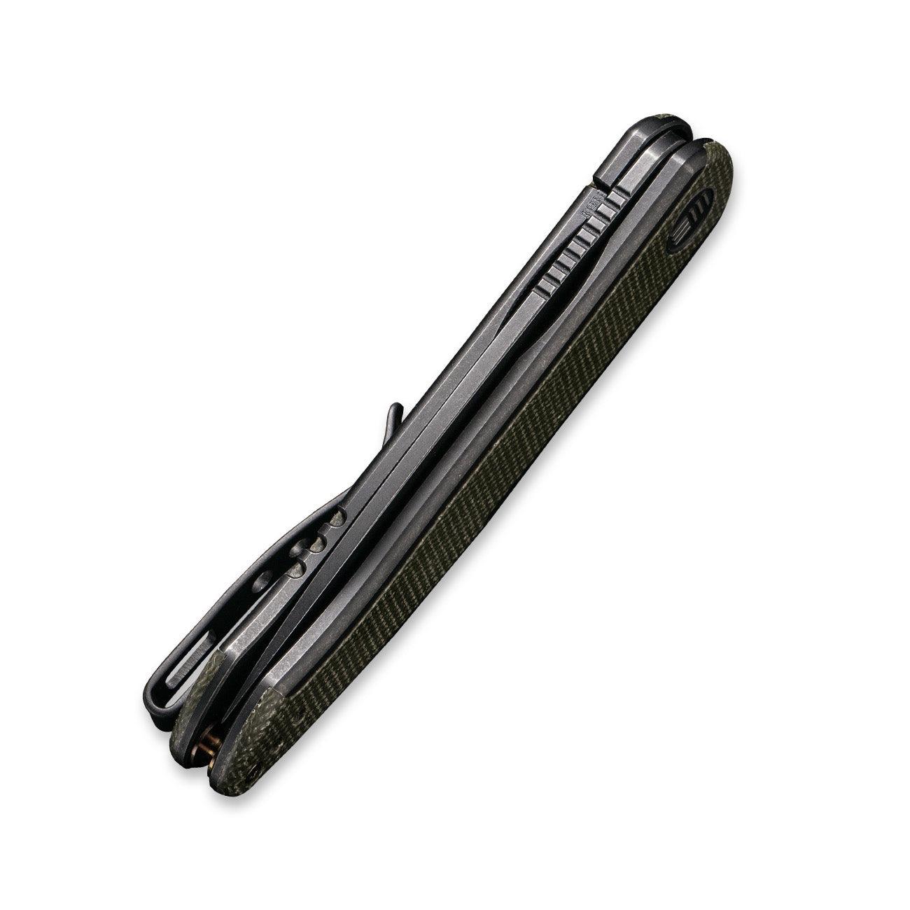 WEKNIFE Smooth Sentinel Flipper Knife Titanium Handle With Micarta ...