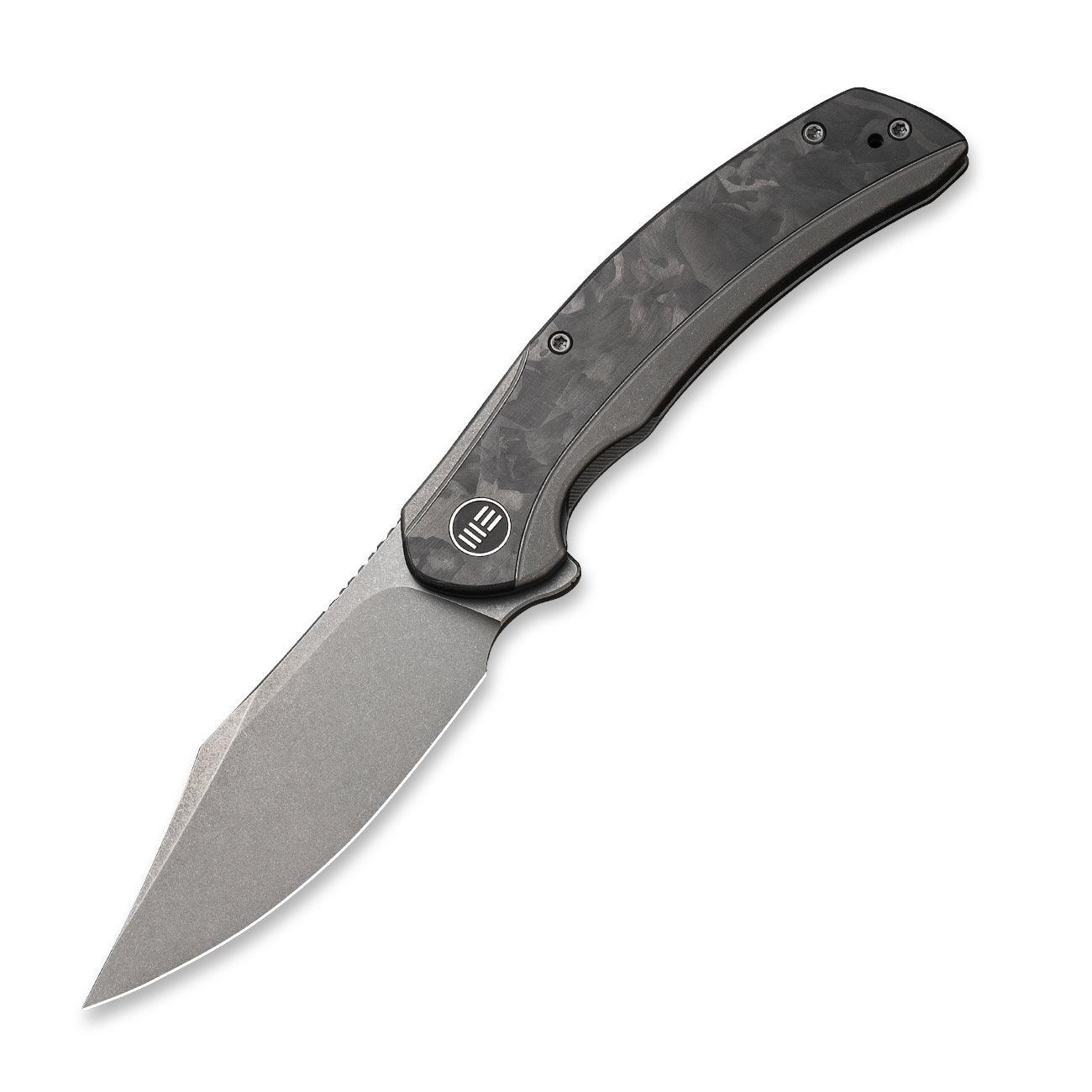 WEKNIFE Snick Flipper Knife Titanium & Carbon Fiber Handle CPM 20CV ...