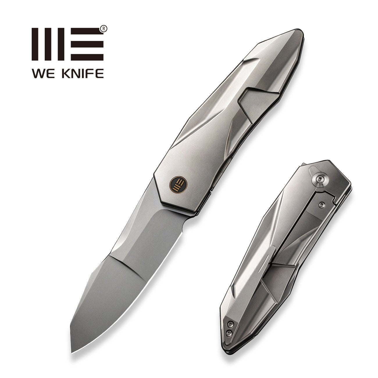 WEKNIFE Solid Flipper Knife Titanium Handle CPM 20CV – We Knife