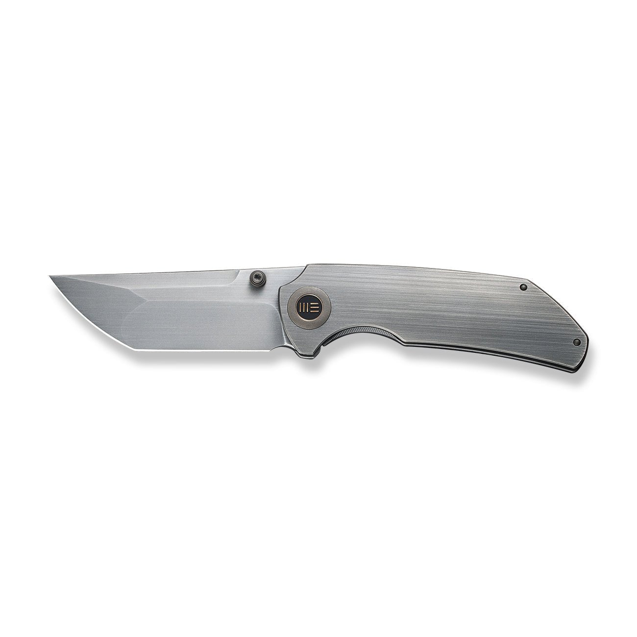 WEKNIFE Thug XL Thumb Stud Knife Titanium Handle (3.35" CPM 20CV Blade ...