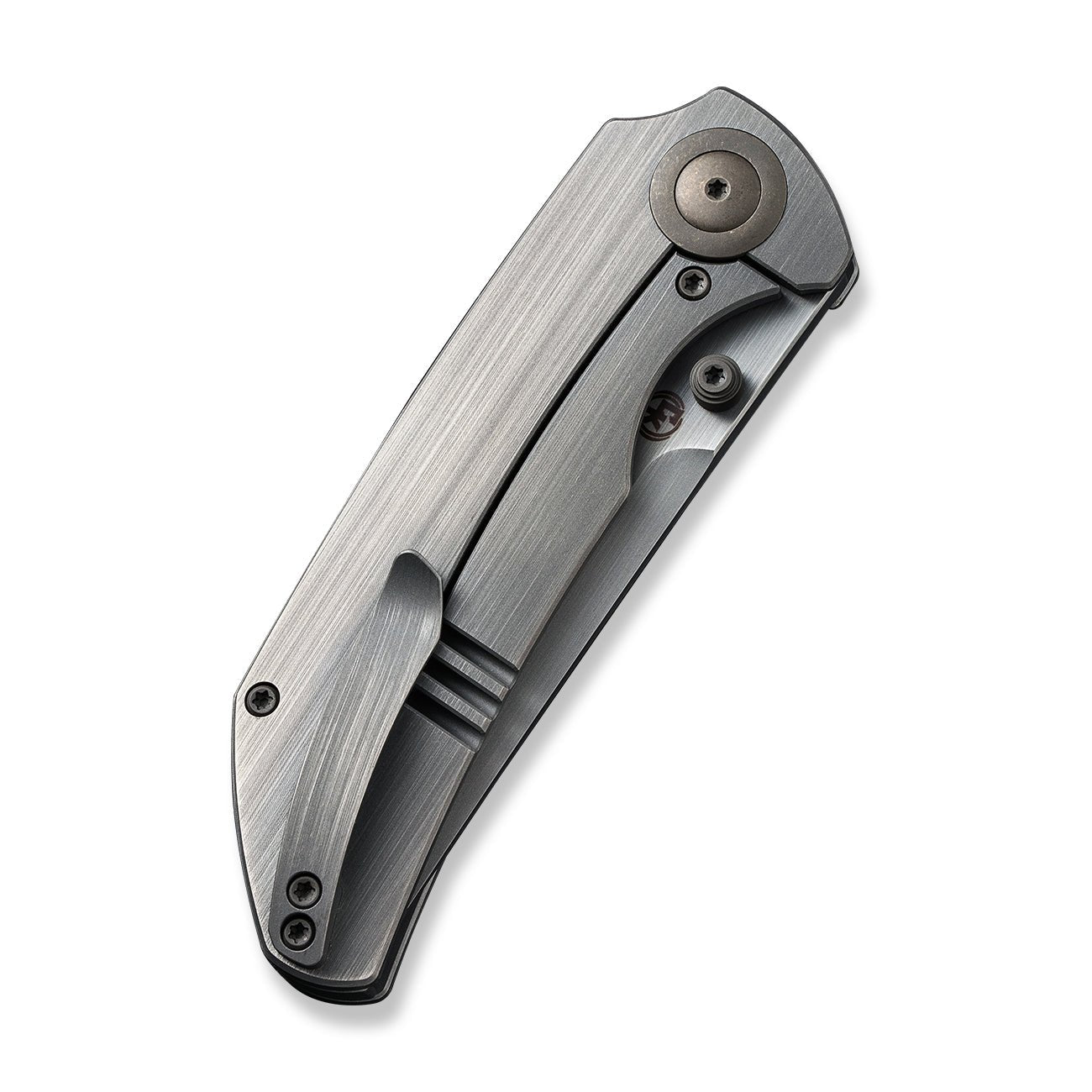 WEKNIFE Thug XL Thumb Stud Knife Titanium Handle (3.35" CPM 20CV Blade ...