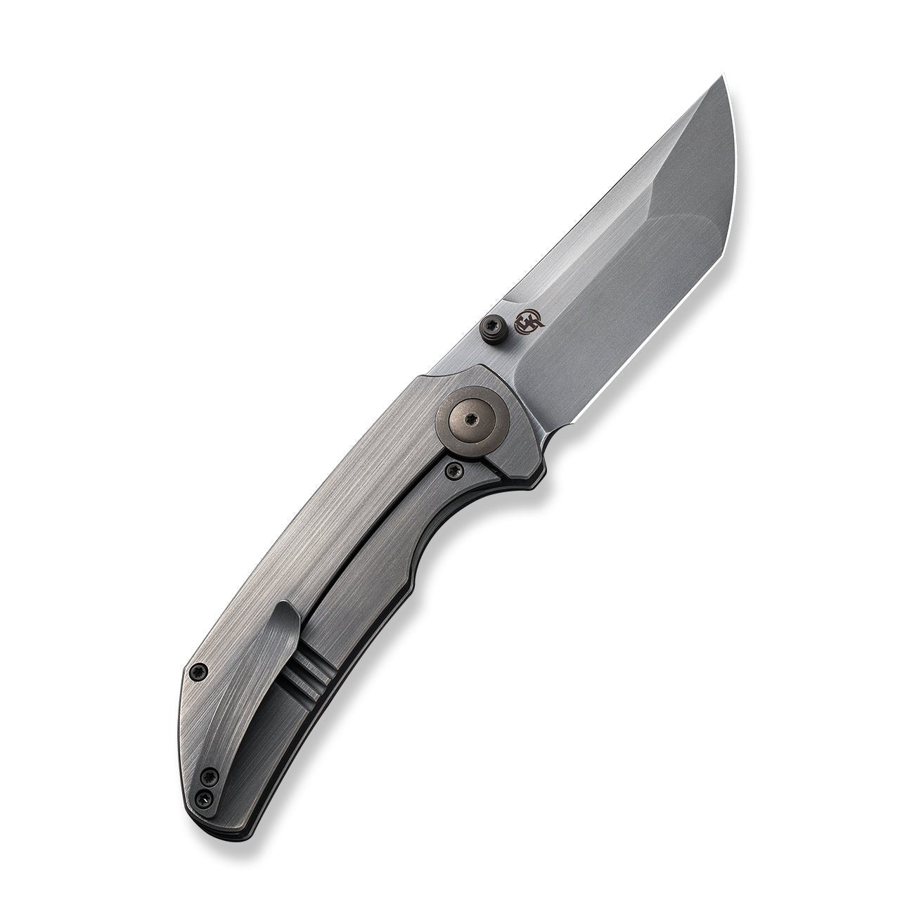 WEKNIFE Thug XL Thumb Stud Knife Titanium Handle (3.35" CPM 20CV Blade ...