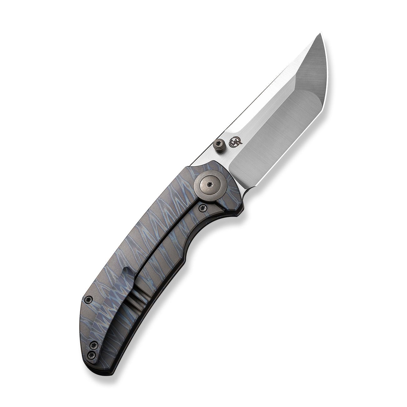 WEKNIFE Thug XL Thumb Stud Knife Titanium Handle (3.35" CPM 20CV Blade ...